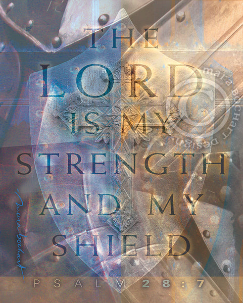 Strength and Shield - printable download - Shine Living